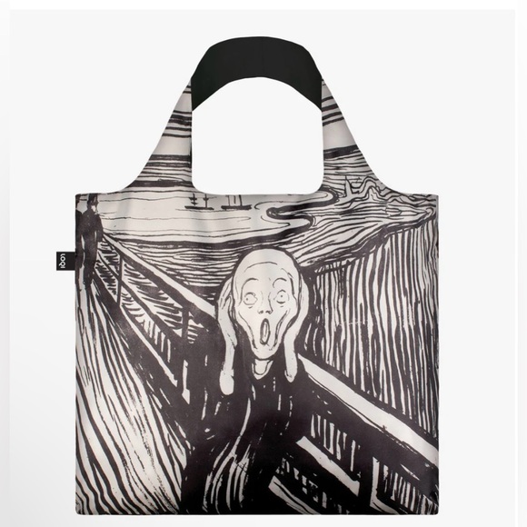 loqi | Bags | Nwot Edvard Munch Artist Packable Tote Perfect Gift For ...